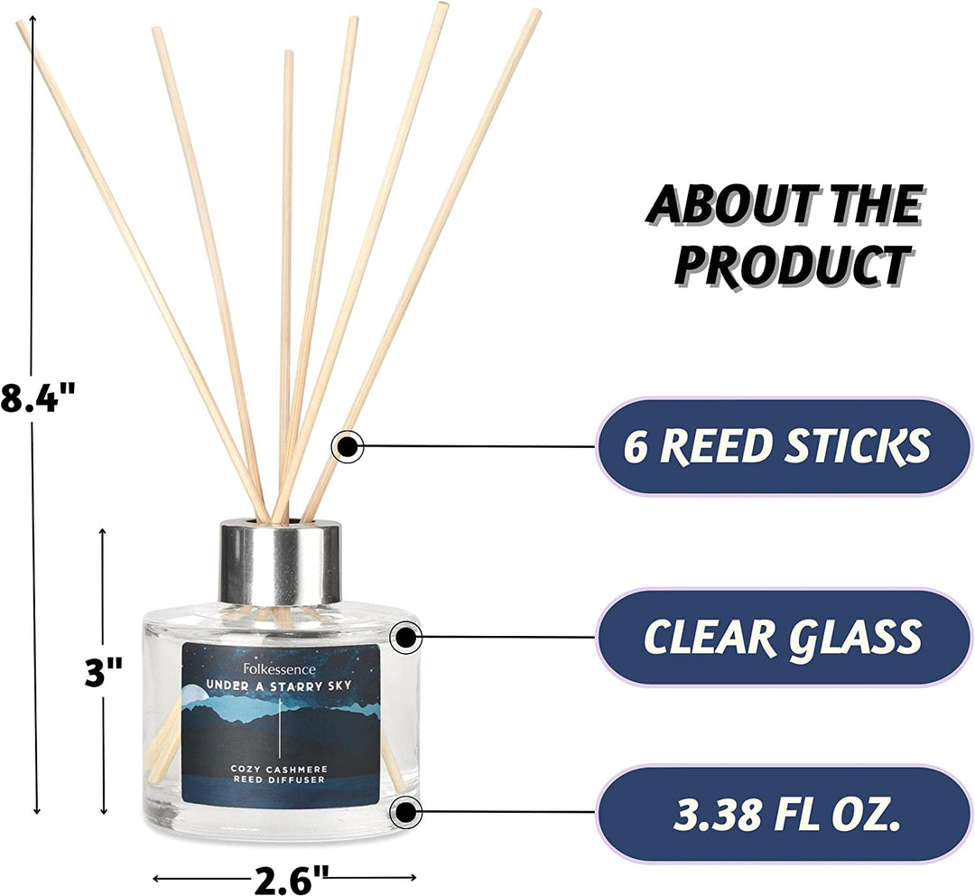 Reed Diffuser Set, 100 ml - Under a Starry Sky, Cozy Cashmere ...